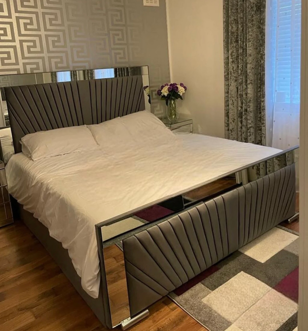 Sunshine Mirror Bed/ottomn/storage/divan/double/kingsize